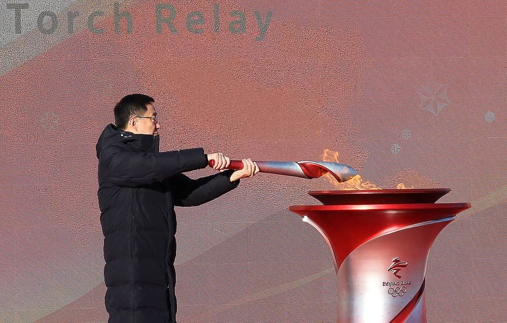 Beijing relays 2022 Winter Olympic Games torch